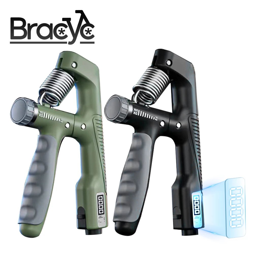 Smart-Counting-Hand-Grip-10-100KG-Adjustment-Exercise-Power ...