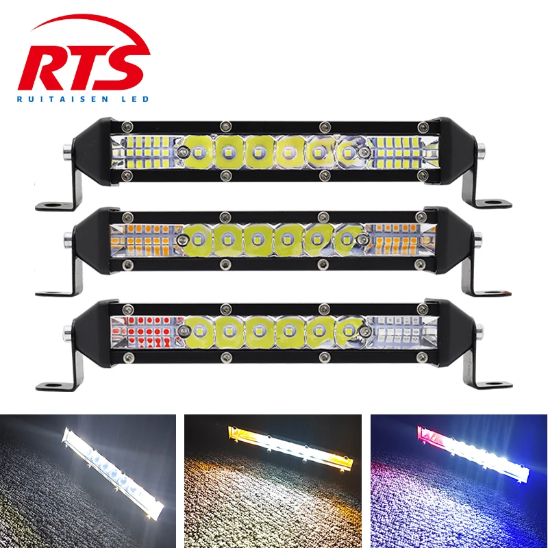16Led-Work-Lights-Bar-Combo-Headlight-DRL-for-Tractor-barra-LED-4x4-SUV ...