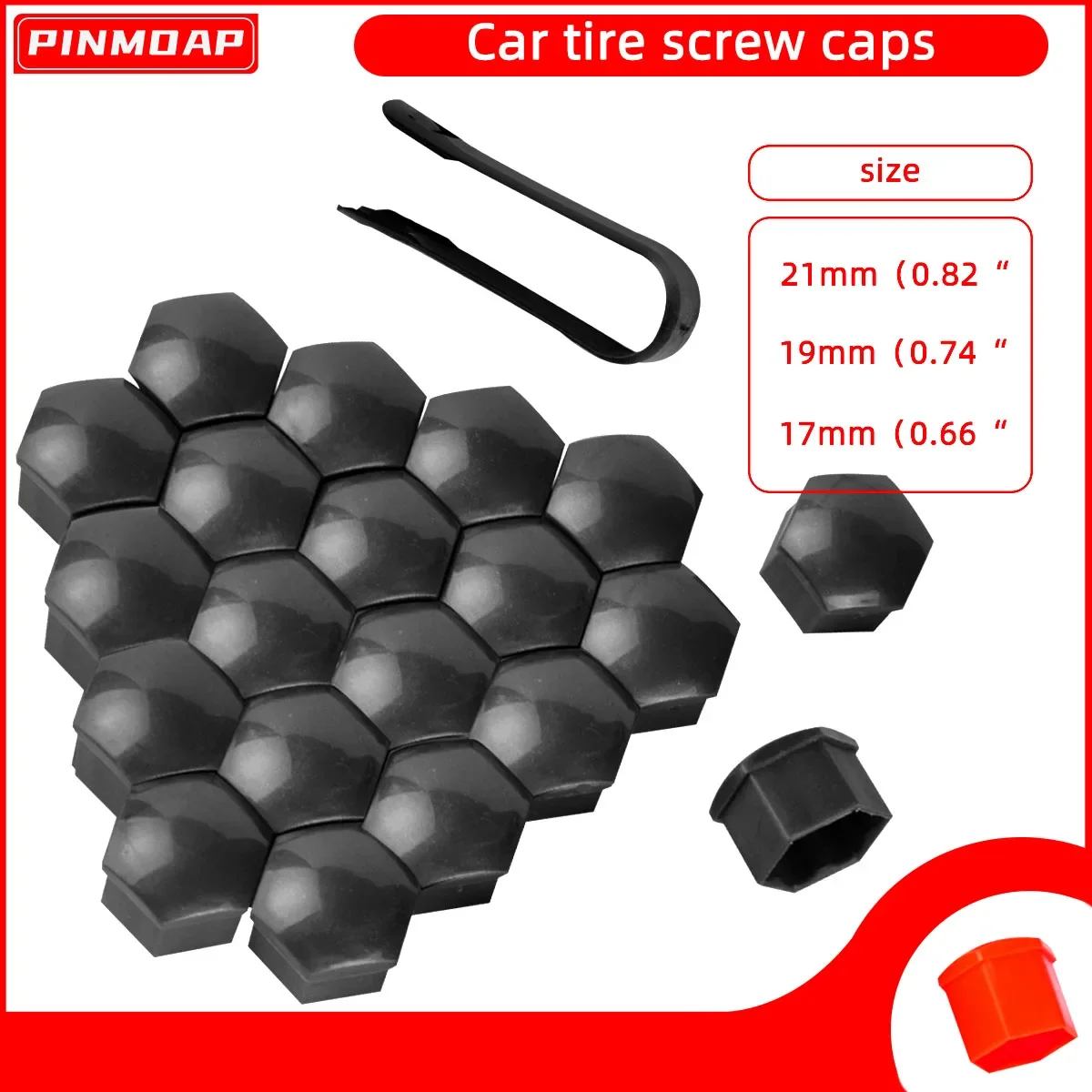 20pc-17MM-19MM-21MM-Car-Wheel-Nut-Caps-Protection-Caps-Anti-Rust-Hub ...