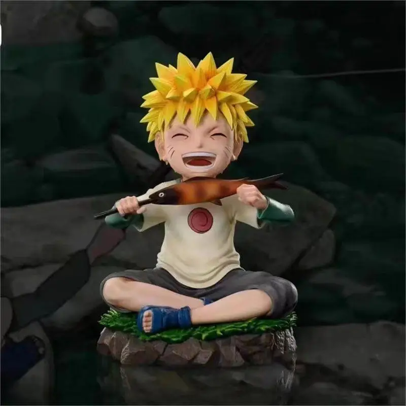 Naruto-Figures-Naruto-Fish-Eating-Naruto-Cross-legged-Sitting-PVC-Model ...