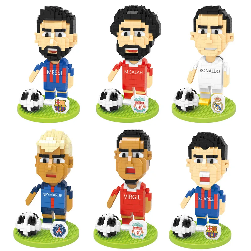 Football-star-Messi-Character-Series-Model-Small-Particle-Building ...