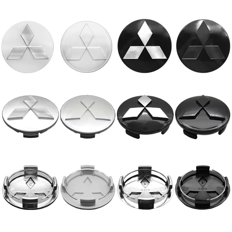 4pcs-60mm-Car-Styling-Wheel-Center-Hub-Caps-Rim-Cover-For-Mitsubishi ...