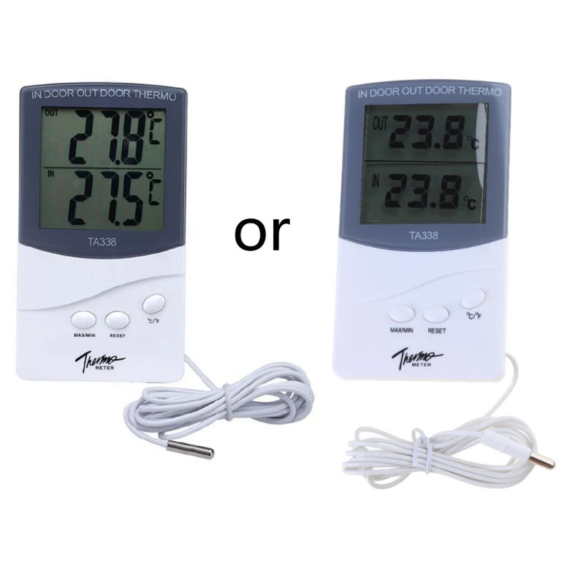 High-precision-Electronic-Thermometer-with-Probe-Double-Digital-Display ...
