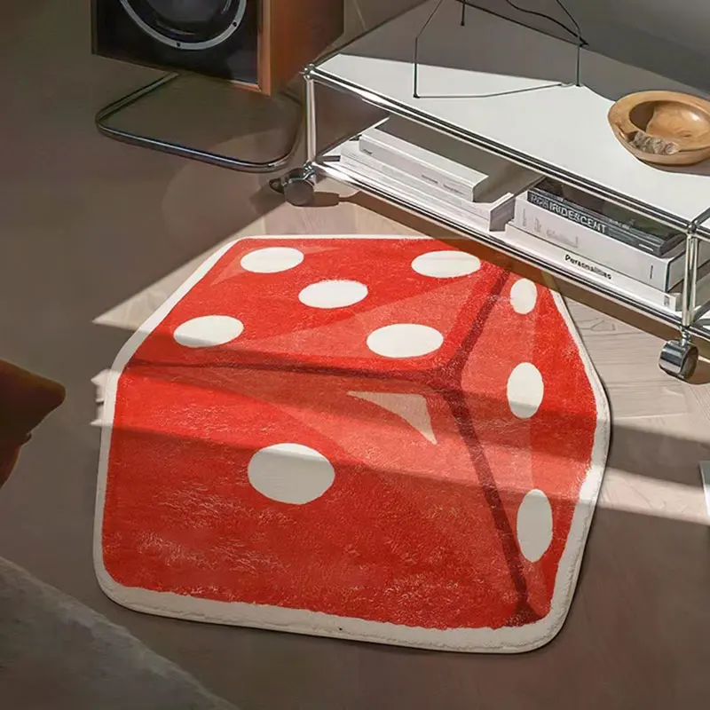 Square-Corner-Dot-Dice-Carpet-Large-Event-Game-Floor-Mat-Red-Bedroom ...