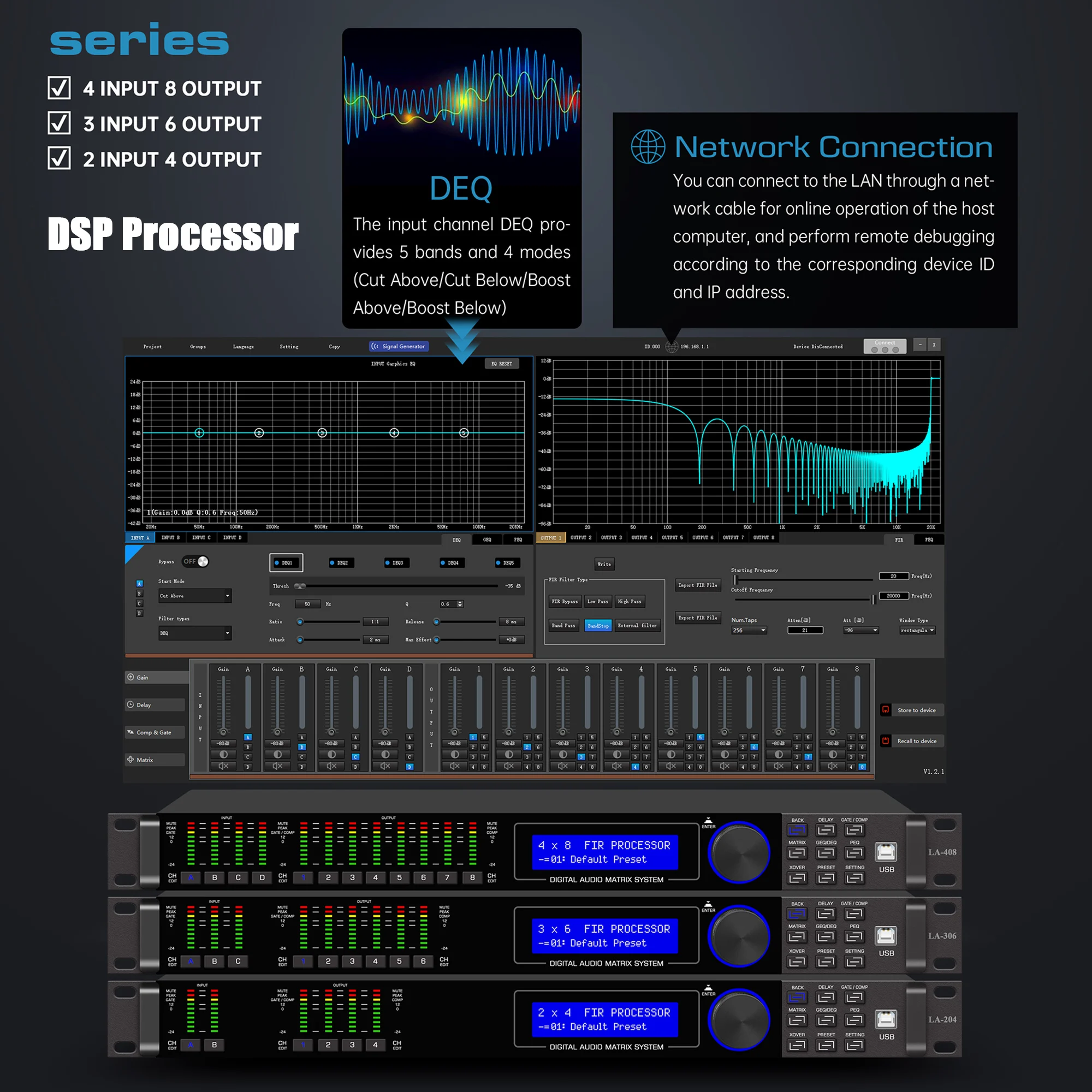 Betagear-Audio-Processor-Speaker-Management-Digital-Processador-DSP ...