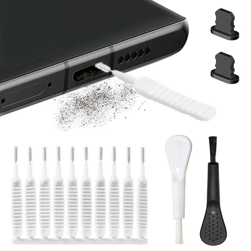 Mini-Mobile-Phone-Speaker-Cleaning-Brush-Set-Dust-plug-for-iPhone-15 ...