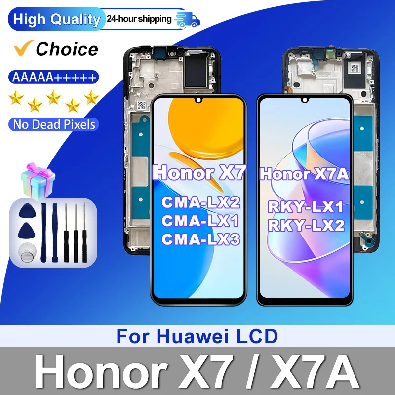 RKY-LX1 For Huawei Honor X7a LCD RKY-LX2 Display Touch Screen Digitizer ...