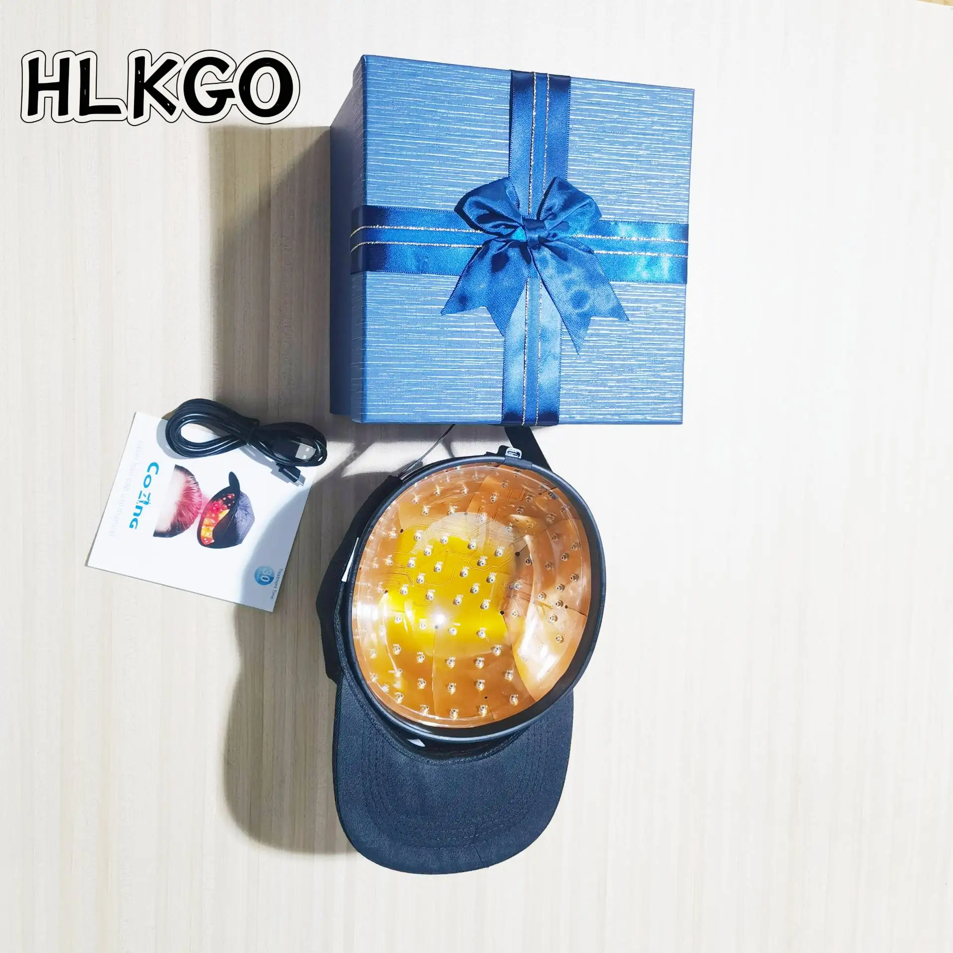 650nm Near Infrared 96 Diodes Hair Growth Cap Red Light Therapy Helmet ...