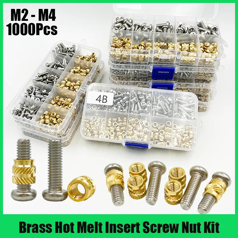 Messing-Inzetmoer-Roestvrijstalen-Schroef-Soldeerbout-Tip-Hitteset-3d ...