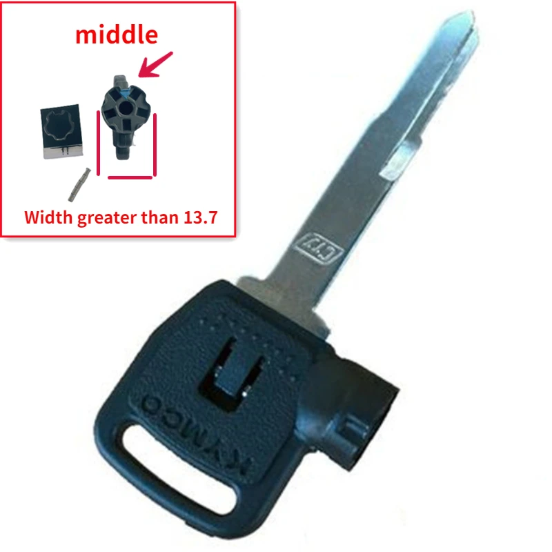 Para Kymco motocicleta imán clave Blanks dos piezas de Ct250 300 400 ...
