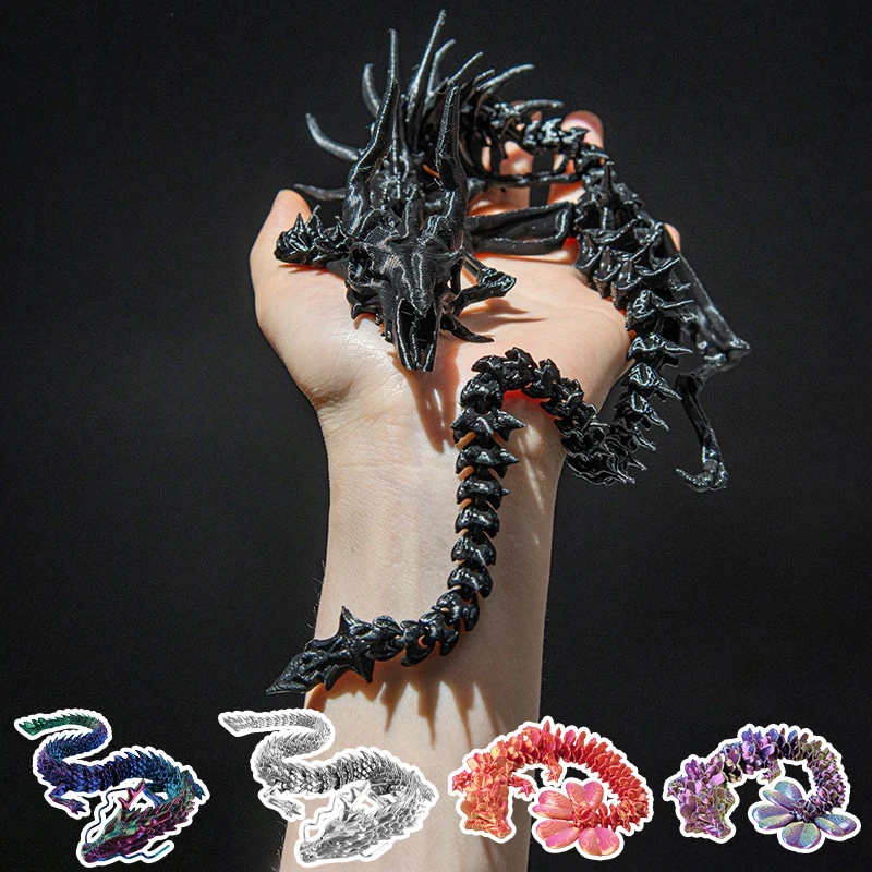 3D-Printed-Bone-Dragon-Joint-Cross-Ornament-Printed-Figures-Desktop ...