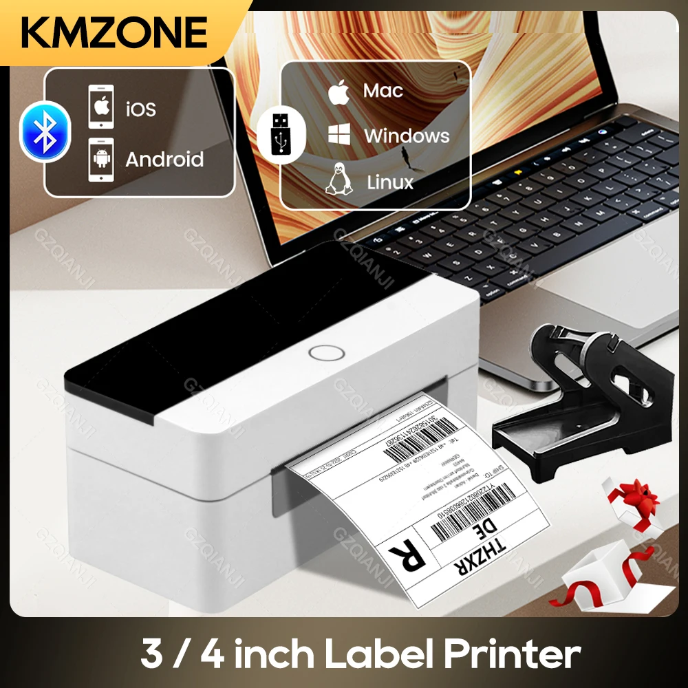 X-Printer-Impressora-de-etiquetas-t-rmicas-com-suporte-de-papel-Barcode ...