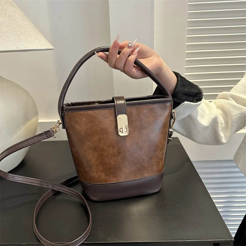 Fashion-Autumn-and-Winter-Lock-Latch-Tote-Bag-New-Trend-Retro-Contrast ...