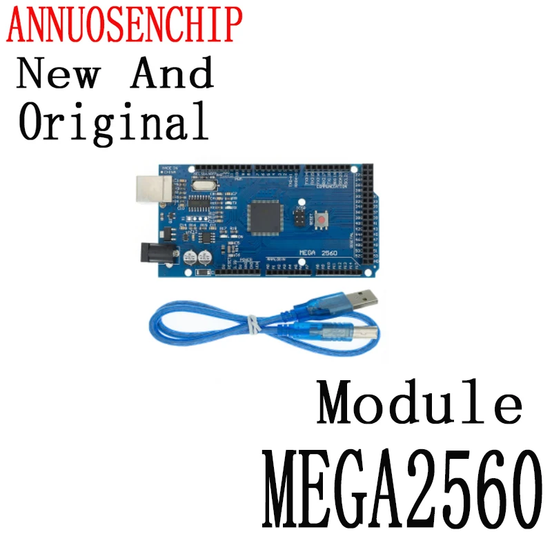 1 adet yeni ve orijinal MEGA 2560 R3 ATMEGA16U2 ATMEGA2560 Arduino 5V ...