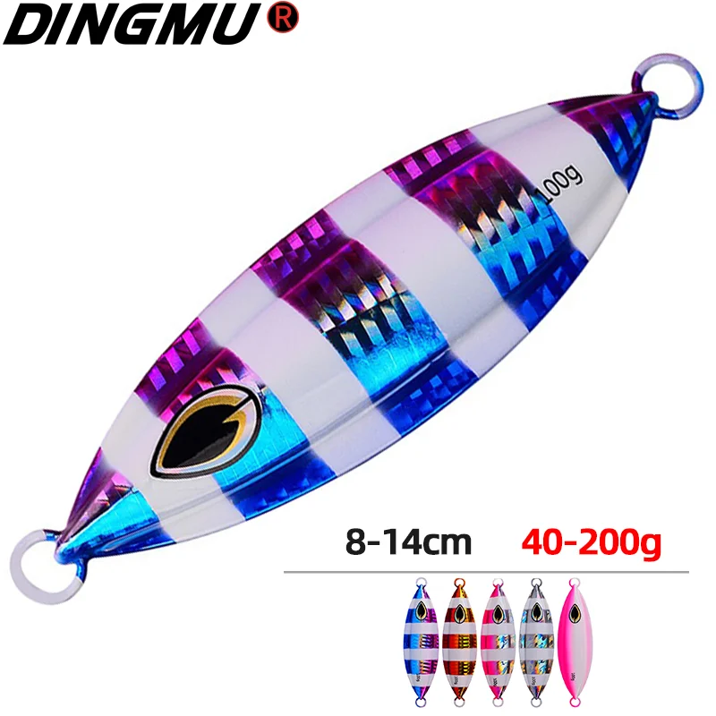 Trout Jigging Lure Jigs Saltwater Lures 40g-200g Trolling Hard Bait Bass Fishing Bait Tackle ...