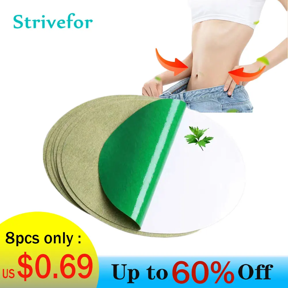 8pcs-Slimming-Patches-Body-Detox-Self-heating-Sticker-Fat-Burning ...