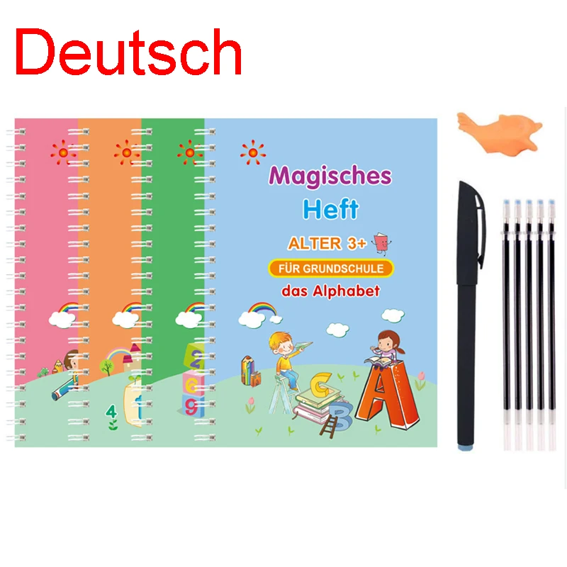 Free-Wiping-German-Magic-Copybook-Pen-Preschools-Kids-Calligraphy ...
