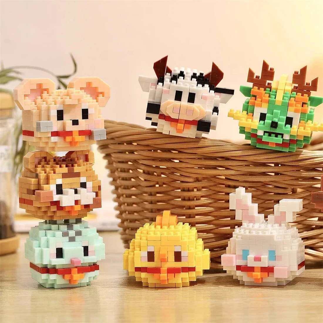 Twelve-Zodiac-Building-Blocks-3D-Animal-Series-DIY-Mini-Building-Blocks ...