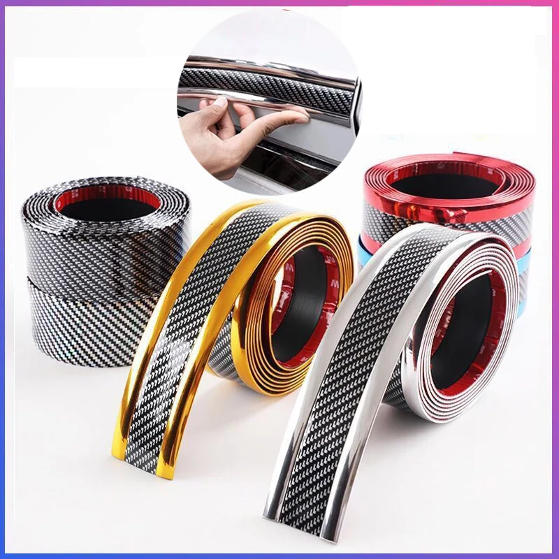 Car-Anti-Scratch-Stickers-Carbon-Fiber-Auto-Door-Sill-Bumper-Trunk-Anti ...