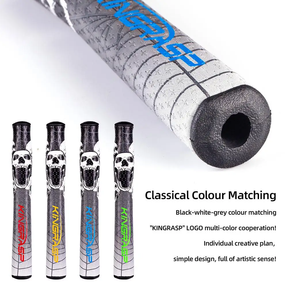 1pc Rubber Golf Clubs Putter Grip Ultra Light Non-slip Club Grip Stainless Steel Golf Grips Wrap ...