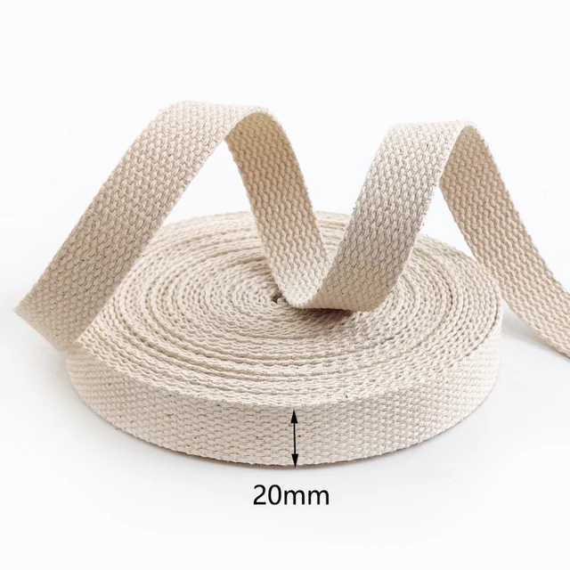 9Meter 20/25/30/38/50mm Polyester Cotton Webbings Bag Strap Webbing ...