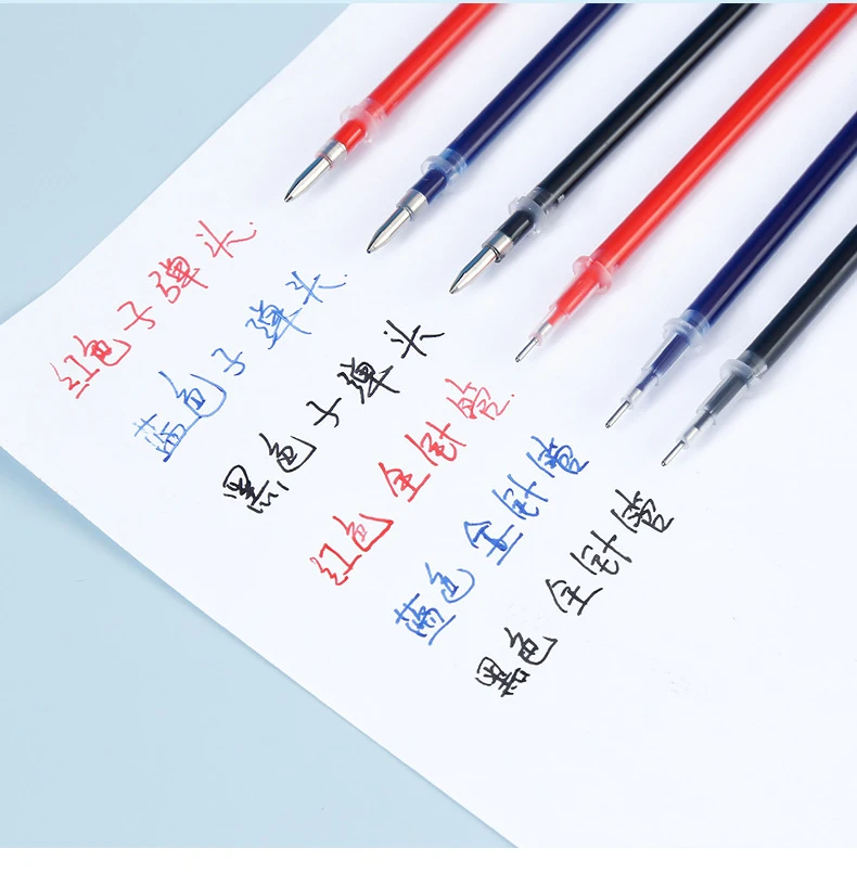 Lot de 43 stylos Gel rechargeables,stylo à Signature Ultra Fine 0.35mm ...