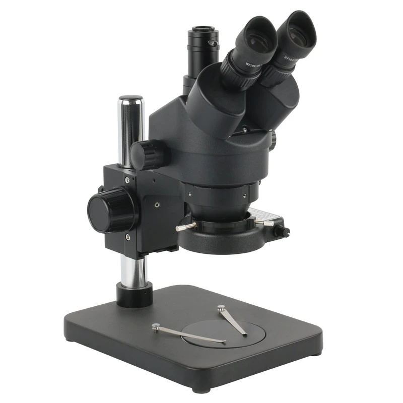 Simul Focal Industrial Trinocular Stereo Microscope Magnification ...