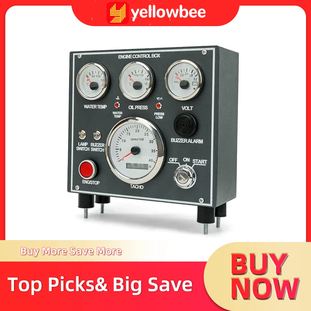 Marine-Gasoline-car-diesel-engine-control-instrument-panel-gauge-meter ...