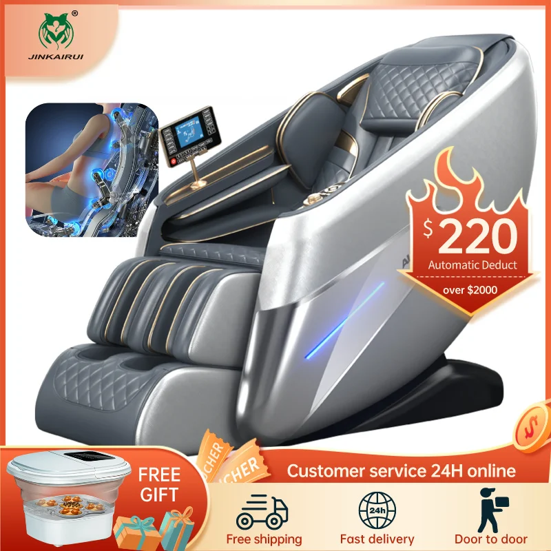 Jinkairui-4D-Massage-Chair-AI-Smart-Health-Care-Shiatsu-Air-Compression ...