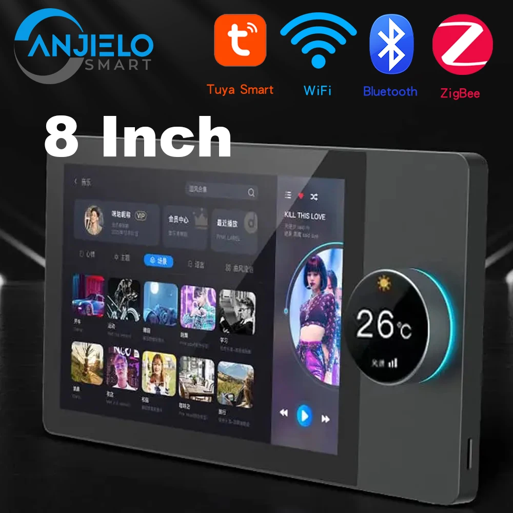 8-inch-Control-Panel-Touch-Screen-Smart-Home-Multifunction-Host-Central ...