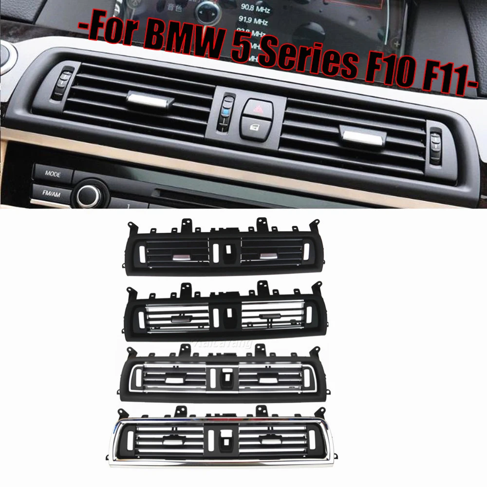 New Front Console Central Air Conditioner AC Vent Grille For BMW 5 ...