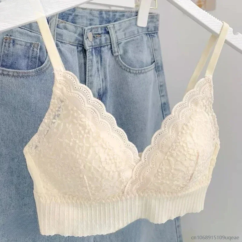 Sexy-French-Style-Bras-Lace-Push-Up-Triangle-Cup-Underwear-Lingerie ...