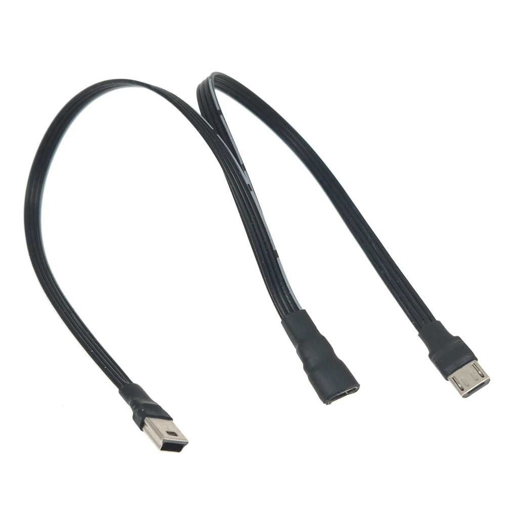 USB-2-0-power-cable-micro-USB-charging-data-cable-mini-USB-one-to-two ...