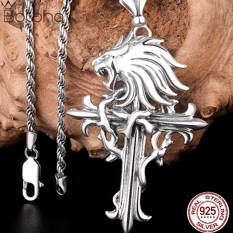 Final-Fantasy-VIII-Necklace-925-Sterling-Silver-Sleeping-Lion-Heart ...