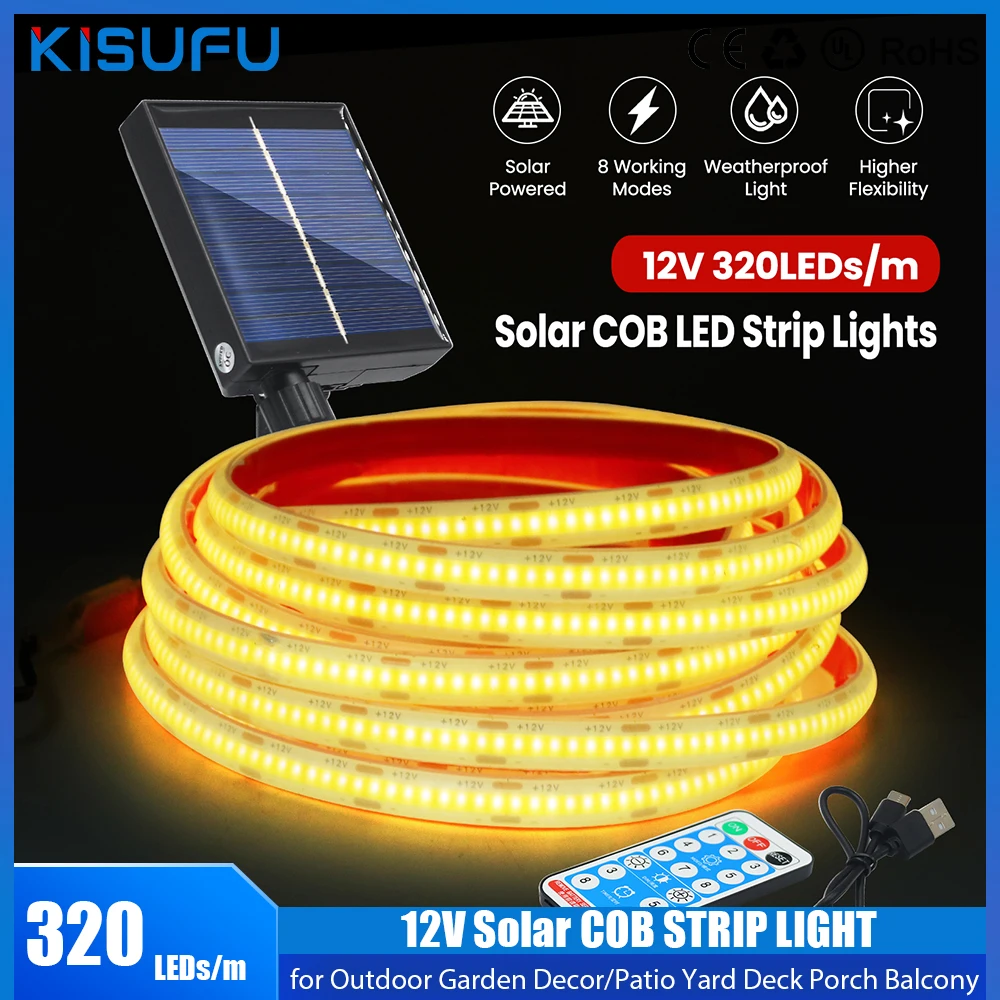 tira-led-solar-para-exterior-Tira-de-luces-LED-COB-Solar-P68 ...