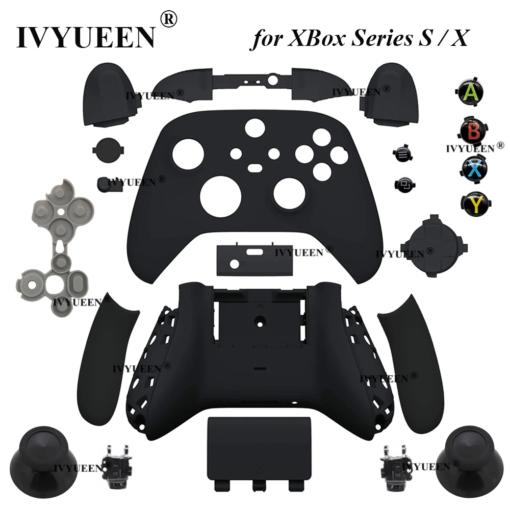 Tampa-de-bateria-preta-para-s-rie-XBox-controlador-frente-traseira ...