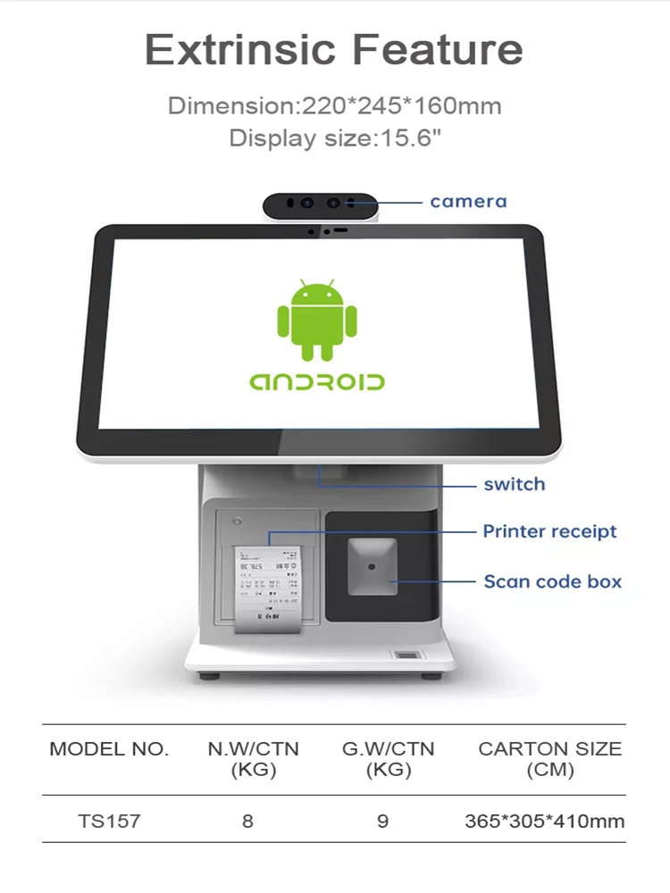 Single-Double-Touch-Screen-Monitor-All-in-One-Desktop-POS-Grocery-Cash ...