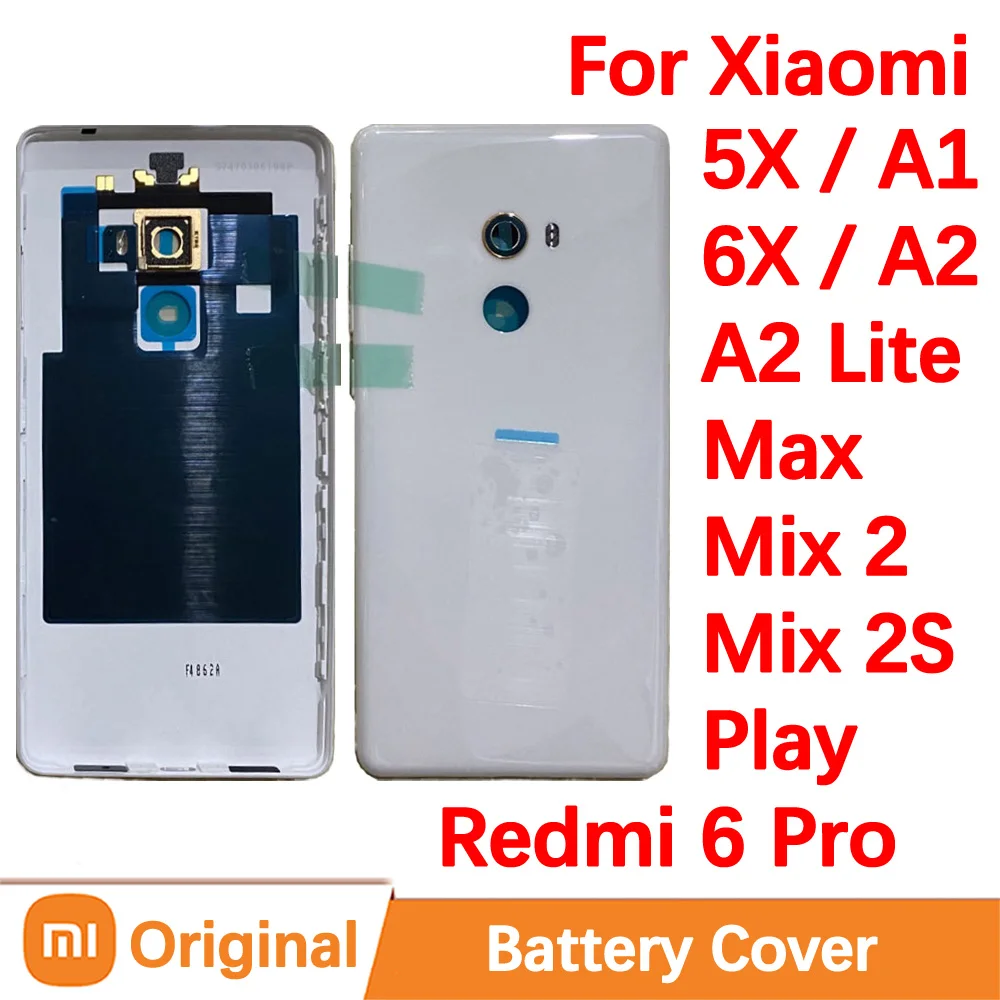 Original-Rear-Battery-Cover-For-Xiaomi-6X-A2-Lite-5X-A1-Back-Door ...