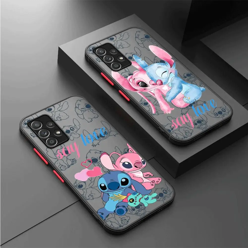 Disney-Cartoon-Lilo-Stitch-Phone-Case-for-Samsung-Galaxy-A52-A72-A12 ...
