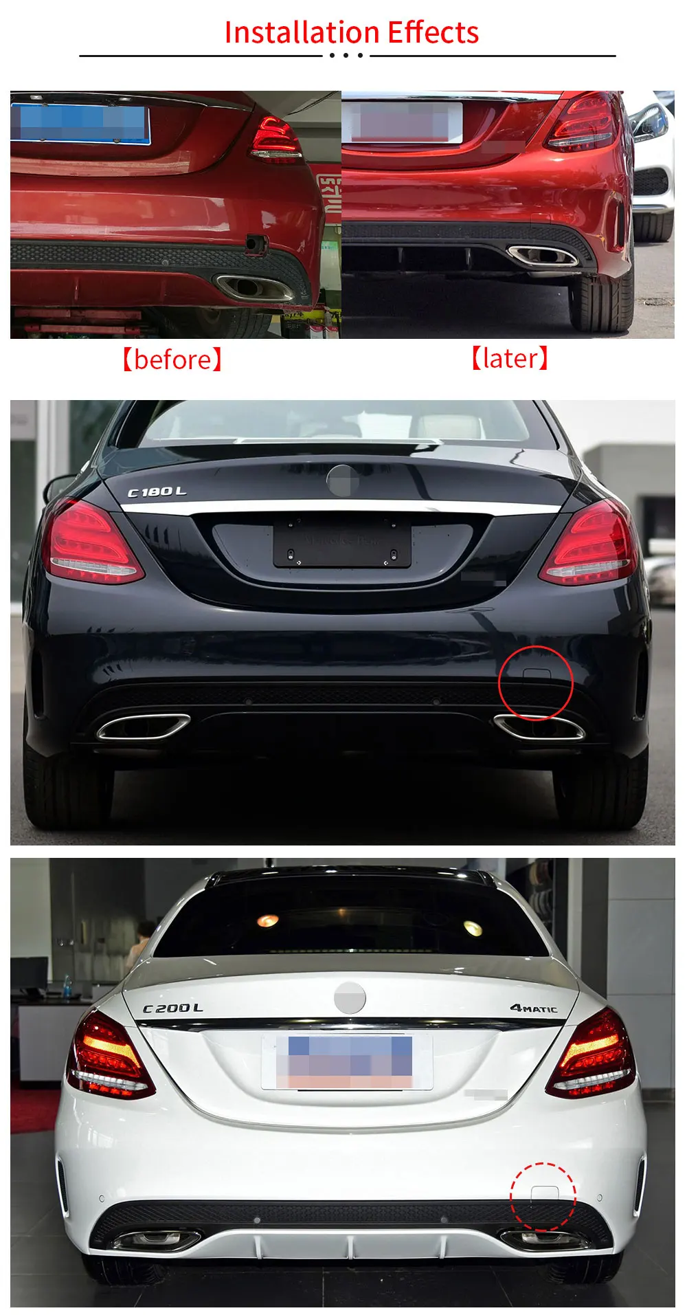 Argent-Couvercle de crochet de remorquage de pare-chocs arrière de ...