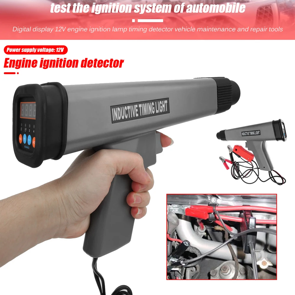 12V-Professional-Digital-Display-Inductive-Timing-Light-Car-Motorcycle ...