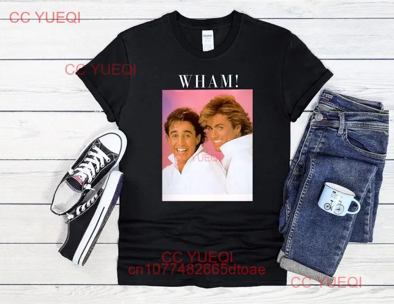 Camiseta-de-George-Michael-Wham-Music-ropa-holgada-de-b-isbol-para ...