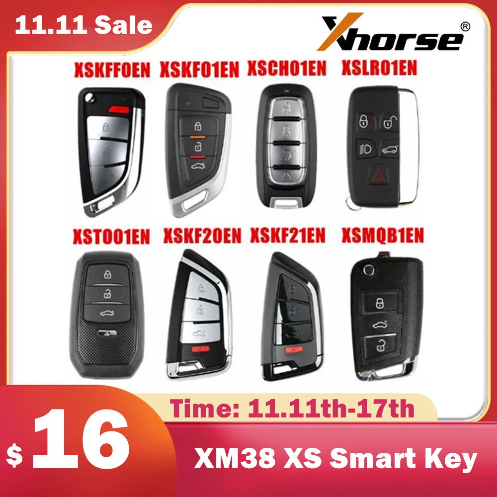 XHORSE-XM38-XS-Series-Smart-Key-XSKFF0EN-XSCH01EN-XSLR01EN-XSKF01EN-for ...