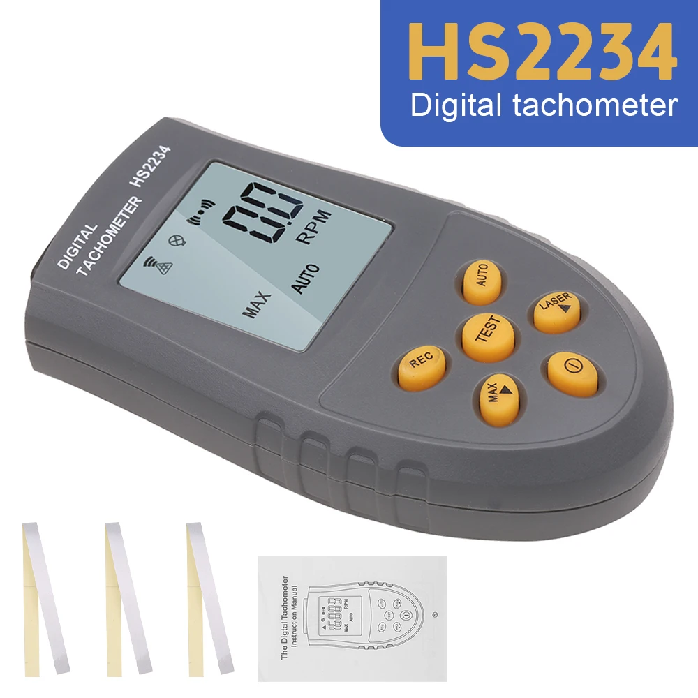 Portable-Digital-Laser-Tachometer-with-Laser-Manual-Automatic ...