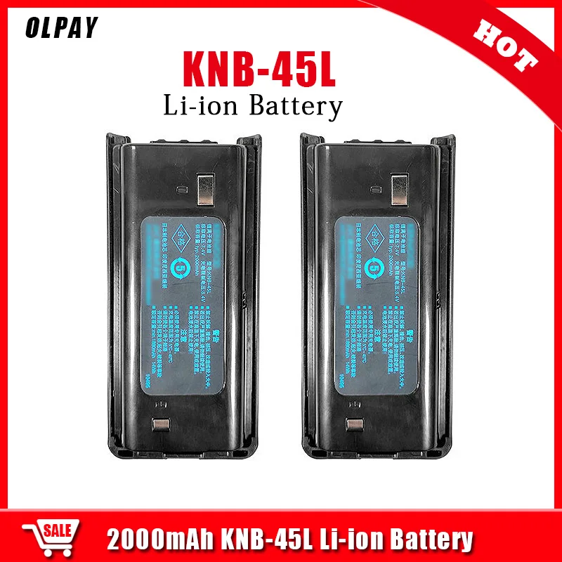 Model KNB 45L Li ion Battery 7.4V 2000mAh Compatible with NX 340 TK ...