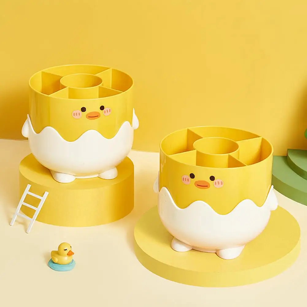 Tartós Asztali Szervező Box 2 Styles Toll Tartó Sima Edge Cartoon Duck ...