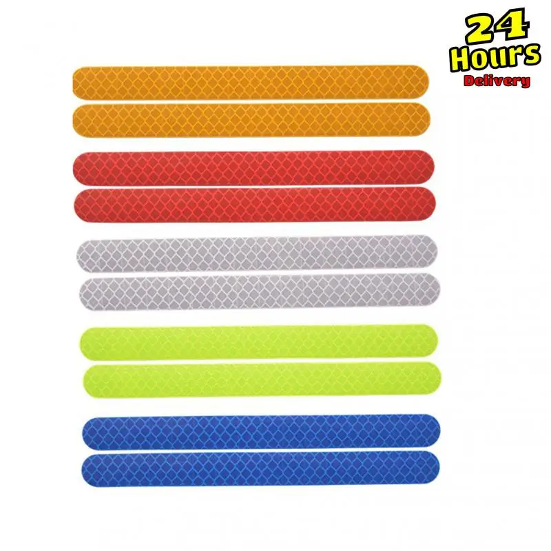 2pcs-Car-Reflective-Stickers-Auto-Rearview-Mirror-Warning-Strip-Tape ...