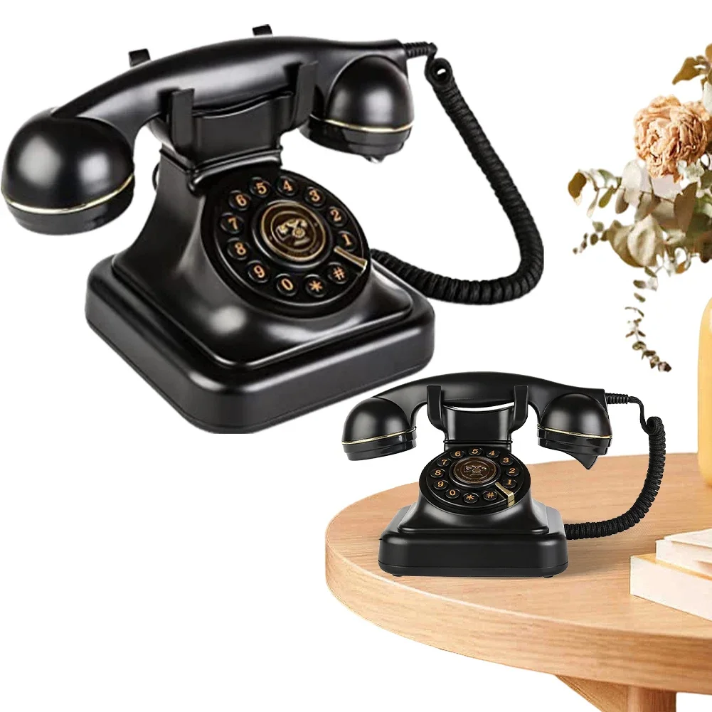Retro-Landline-Telephone-with-Ringer-Control-Redial-Old-Fashioned ...