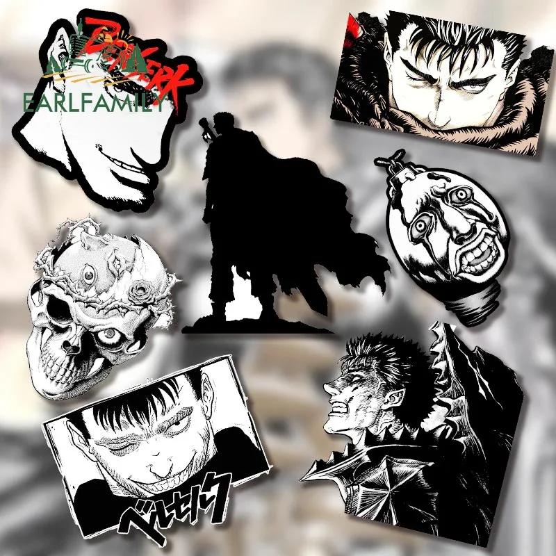 EARLFAMILY-13cm-for-Berserk-Anime-Personality-Car-Sticker-Vinyl-Bumper ...