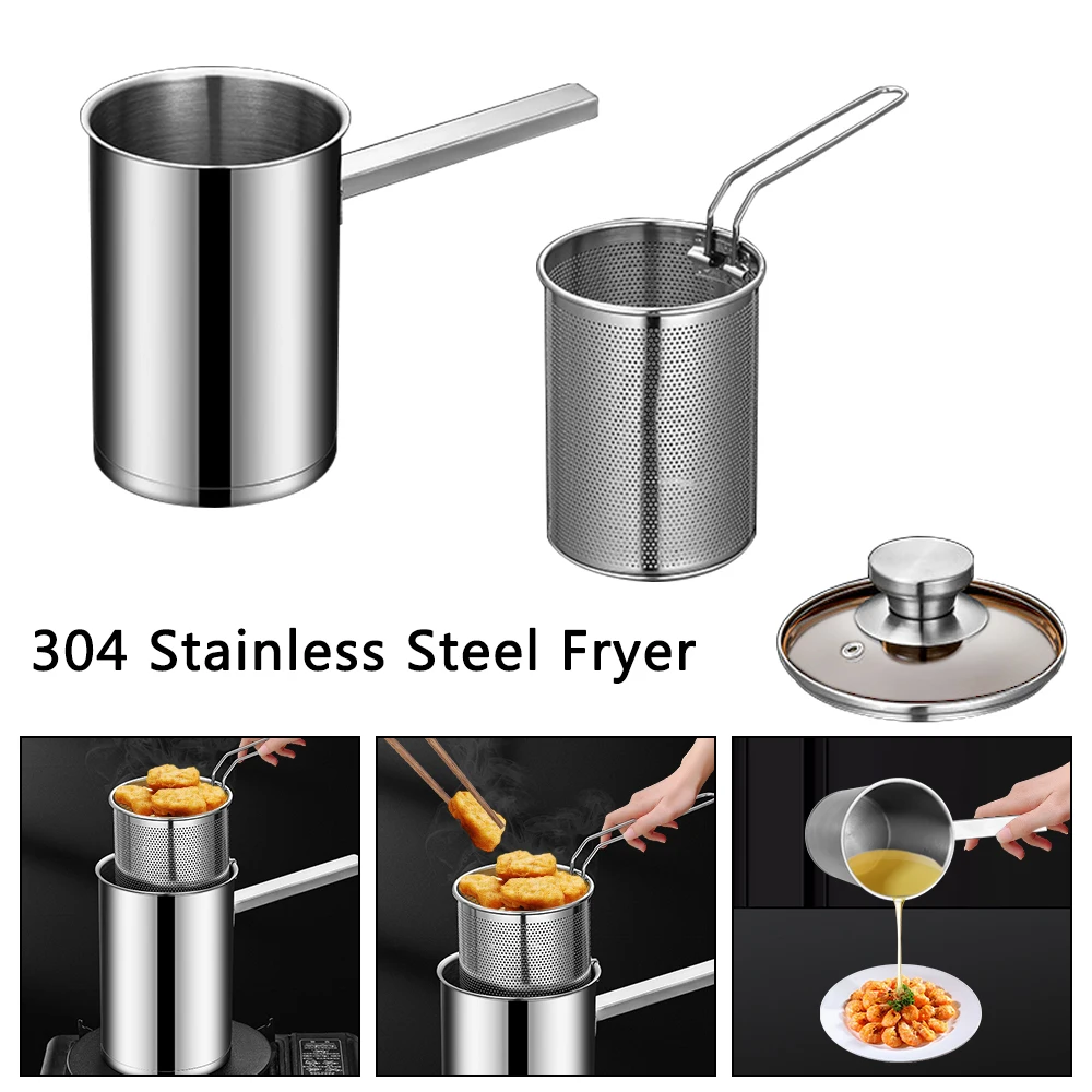 Cooking-Basket-304-Stainless-Steel-Fryer-Kitchen-Tools-Foldable ...